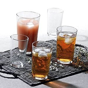 Duralex Made In France Unie Glass Tumbler (Set of 6) 11.5 oz, Clear