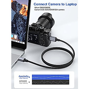 USB Micro B External Hard Drive Cable 1.5FT, Micro B USB 3.0 Cable USB A to Micro B Cord Compatible with Samsung Galaxy S5/Note 3, Seagate Hard Drive, Camera