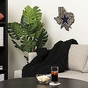 FOCO Dallas Cowboys NFL Wood State Sign