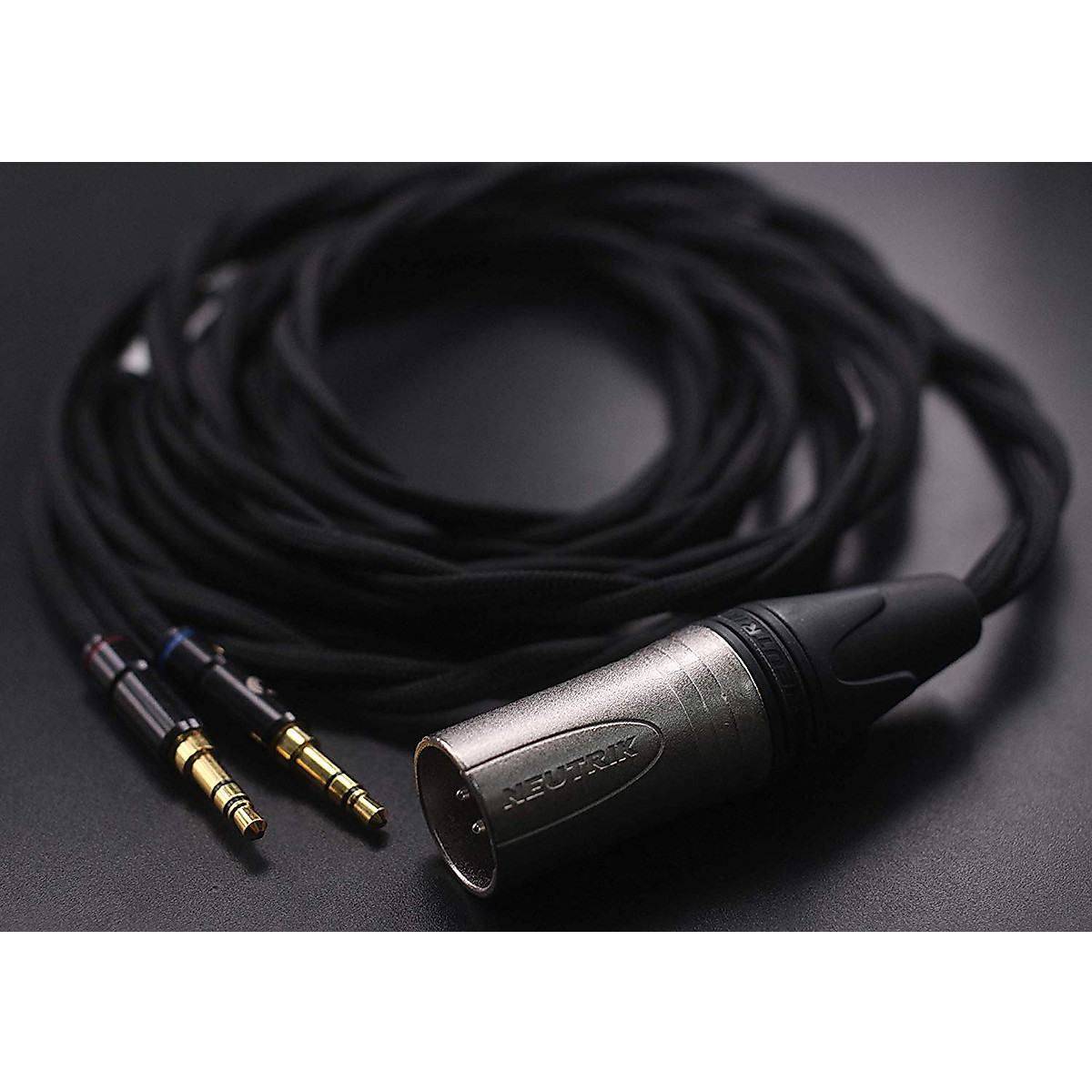 KK Cable HH-V HiFi Compatible Audio Upgrade Cable Replacement for T1 II, T5, Headphones, 4-pin XLR Male Plug. Audio Upgrade Cable. HH-V (1.5M(4.9FT))