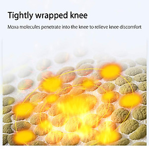 Bticx Self-Heating Knee Braces, Wormwood Self-Heating Knee Braces Warm Knee Pads Sleeves Knee Brace Support for Knee Injury & Muscle Pain Relief Men and Women