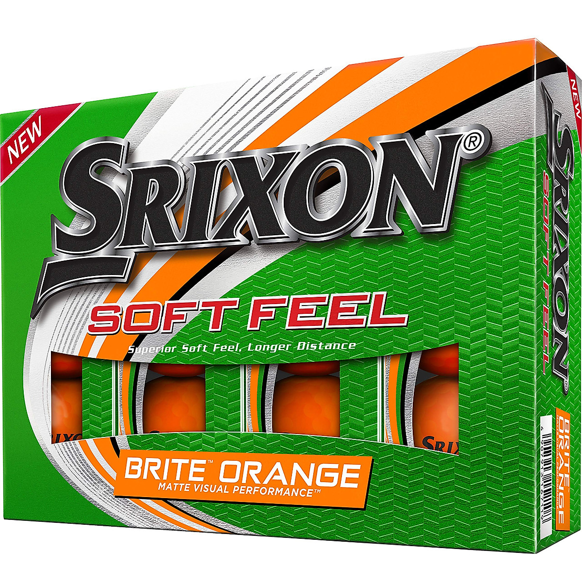 Srixon Soft Feel 12 Brite Orange, Dozen