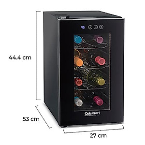 Cuisinart CWC-800CEN 8-Bottle Private Reserve Wine Cellar, Black