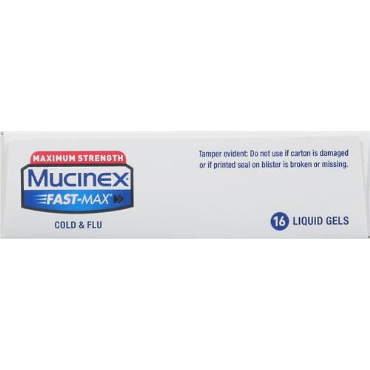 Mucinex Maximum Strength Fast-Max Cold & Flu All-In-One Liquid Gels, 16ct (Packaging May Vary)