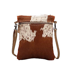 Myra Bag Women's Hair-On Crossbody Brown One Size