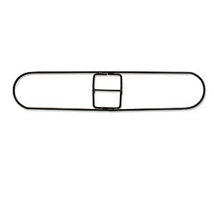 Boardwalk BWK1436 36 in. x 5 in. Zinc Plated Clip-On Dust Mop Frame