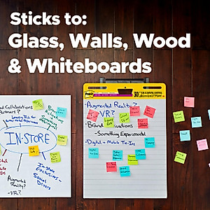 Post-it Super Sticky Easel Pad, Great for Virtual Teachers and Students, 25 x 30 Inches, 30 Sheets/Pad, 2 Pads, Lined Premium Self Stick Flip Chart Paper, Teacher Anchor Chart (561WL) (561WL VAD 2PK)