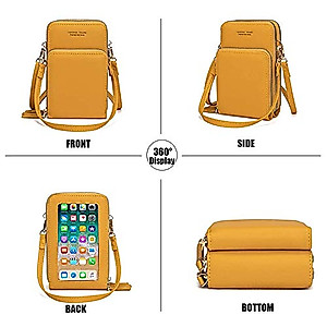 Small Crossbody Shoulder Cell phone Bag for Women,Cellphone Bags Card Holder Wallet Purse and Handbags