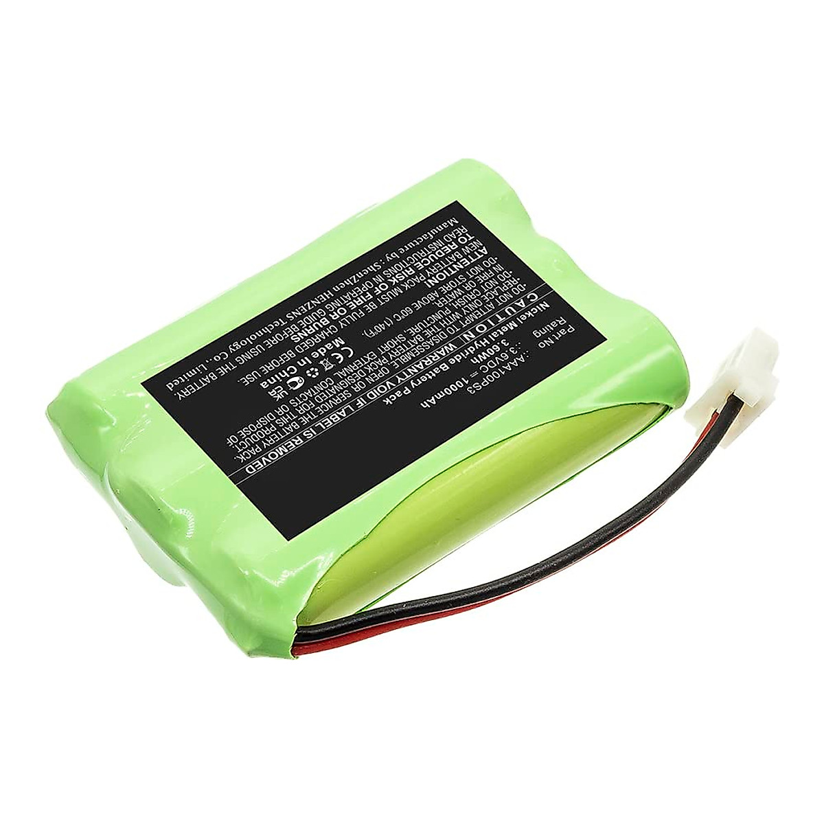 Synergy Digital Baby Monitor Battery, Compatible with Vtech VM5254 Baby Monitor, (Ni-MH, 3.6V, 1000mAh) Ultra High Capacity, Replacement for Vtech BT185645 Battery