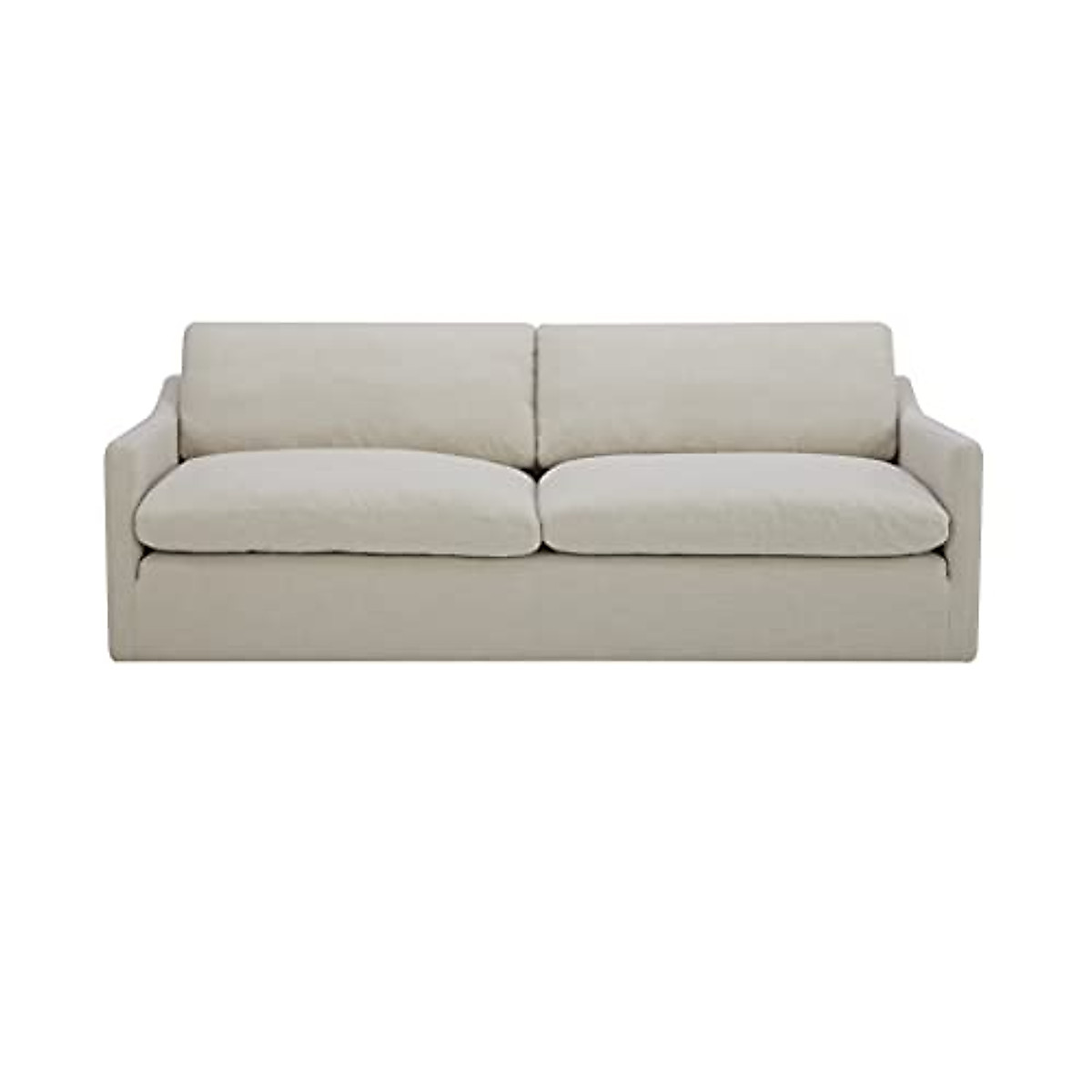 Amazon Brand – Stone & Beam Rustin Contemporary Deep-Seated Sofa Couch, 89"W, Cream