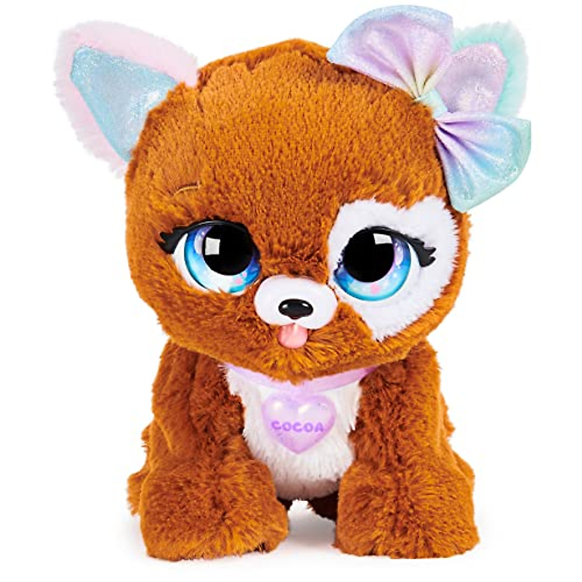 Present Pets, Glitter Puppy Interactive Surprise Plush Toy Pet with Over 100 Sounds & Actions (Style May Vary), Girls Gifts, Kids Toys for Girls