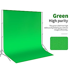 NEEWER 6x9 feet/1.8x2.8m Photo Studio 100% Pure Polyester Collapsible Backdrop Background for Photography, Video and Television (Backdrop Only) - Green
