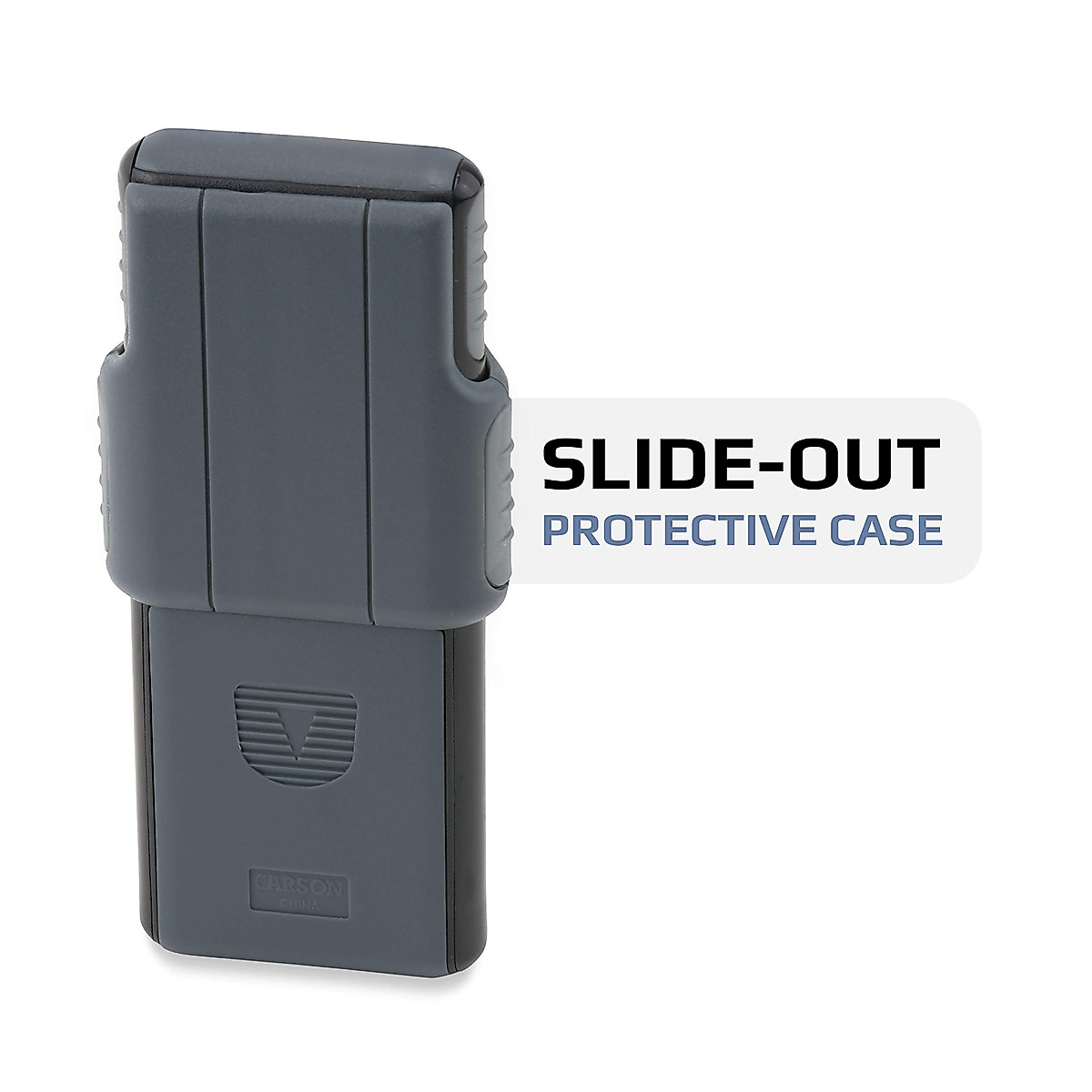 Carson MiniBrite LED Lighted Slide-Out Aspheric Magnifier with Protective Sleeve (PO-55)