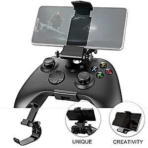 SOLUSTRE Controller Holder Controller Grips Controller Phone Stand with Holder Gamepad Mounted Conter Mount Cell Game Compatible Adjustable Bracket for Plastic Controller Holder Controller Grips