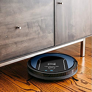 Shark ION Robot Vacuum Cleaning System S87 with Wi-Fi, Bonus Robot Dock & 8-ft. BotBoundry Strips, Ice Blue