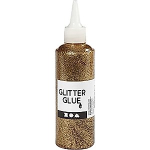 Creativ Glitter Glue, Gold, One Size