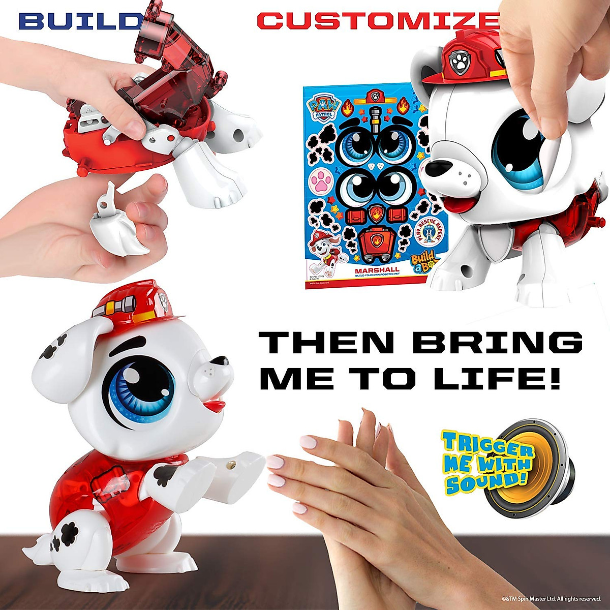 Paw Patrol Marshall Robotic Build-A-Bot Toy: Ages 4+ for Boys & Girls - Ideal Easter Gift!