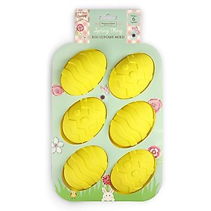 Handstand Kitchen Spring Fling Silicone Easter Egg Shaped Silicone Cupcake Mold