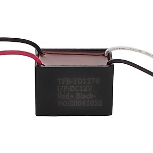 Shopcorp 12VDC Bipolar Ion Generator – Positive >4 Million and Negative >8 Million Ions/cc Ionizer for Air Purifiers, Air Conditioners and HVAC Installations