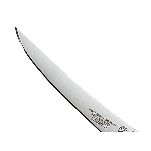Mercer Culinary Red Millennia Colors Handle, 6" Curved Boning Knife