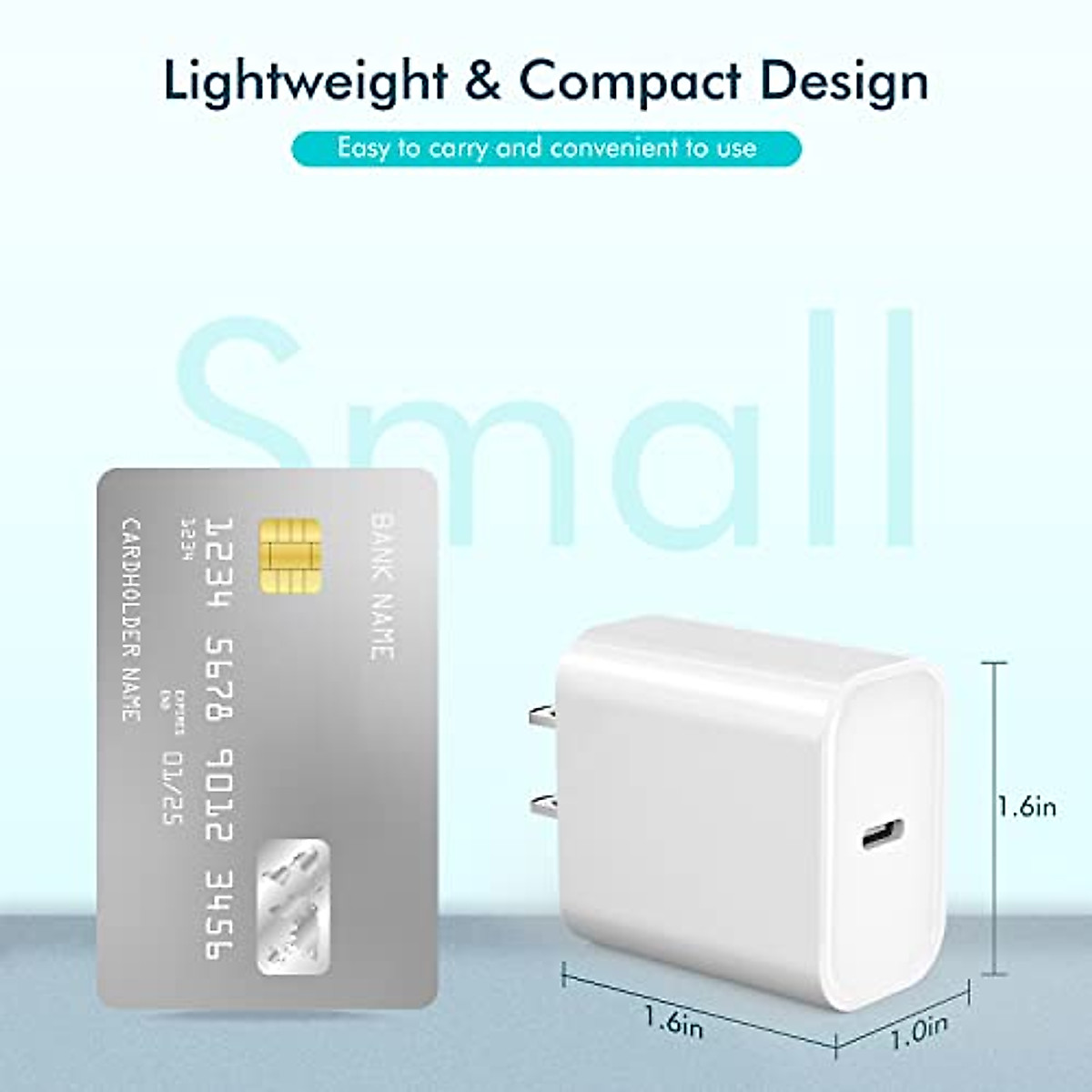 iPhone Fast Charger [Apple MFi Certified] 10FT Extra Long Fast Charging Lightning Cable with USB C Charger Block 20W PD Travel Plug for iPhone 14/Pro/Pro Max/Plus/13/12/11/Mini/Pro/XS/XR/SE 2022/iPad