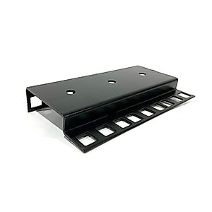 Steel Server Rack Rail with 3/8" Square Holes, 2U-45U (20U)
