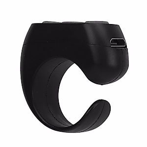 Remote App Page Turner, Ergonomic Cell Phone Remote ABS for Watching TV (Black)