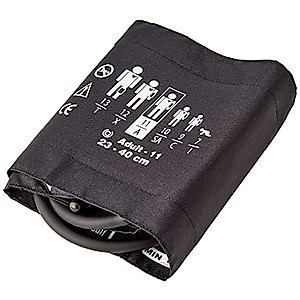 ADC 731BK Multikuf Model 731 3-Cuff EMT Kit with 804 Portable Palm Aneroid Sphygmomanometer, Small, Adult, Black