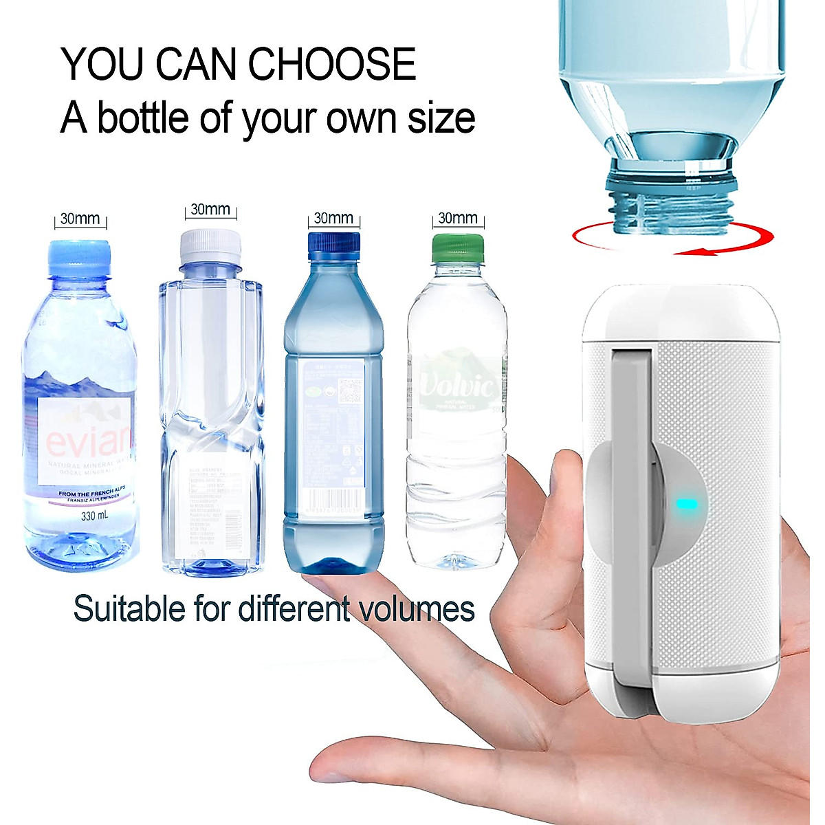 Portable Travel Bidet,Automatic Electric Bidet for Women & for Men, Personal Hygiene Cleaning, or Soothing Postpartum/Surgery and Care