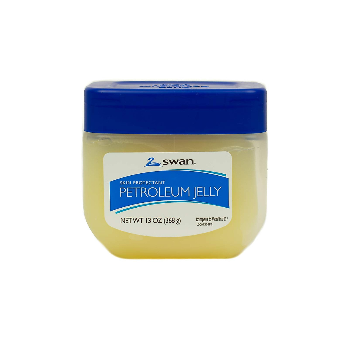 Baseline 16605 Swan 100% Pure Petroleum Jelly, Chafing and Diaper Rash, Economy, 13 oz Jar