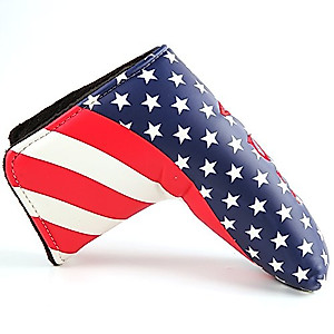 Golf Stars and Stripes Balde Golf Putter Headcover Cover Protector for Odyssey