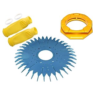 MAKHOON 4 Pieces Pool Cleaner Replacements Include W70329 Pool Cleaner Finned Seal W69698 Pool Cleaner Diaphragm W70327 Foot Pad Compatible with Zodiac Baracuda G2, G3, G4 Replace W69721 W72855