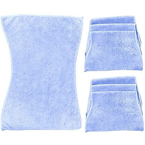 Synonymous compatible reusable Swiffer pads for use with Swiffer Sweeper and Swiffer Bissell Steamboost - replacement for wet Swiffer pads and Swiffer dry pads (6 pack compatible Swiffer mop pads)