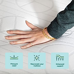 Sleepyhead 3-Inch Twin XL Mattress Topper - Gel-Infused Memory Foam Topper with Washable Cover - College Dorm Room Essential (Twin XL, 3'' Gel Topper)