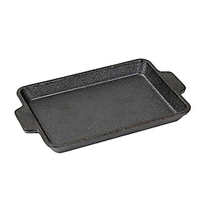 Captain Stag UG-1554 Iron Plate, Casting, Grill Plate, B6 Size, Compatible with UG-34/43/44 Kamado Smart Grill B6, UG-42 Kamado Smart Grill B5 Half Size