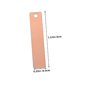 GRIRIW 1 Set Battery Electrode Sheet Batteries Battery Experiment Materials Electrode Strips Electrode Strip for Electroplating Anode for Zinc Plating DIY Fruit Battery Materials Copper