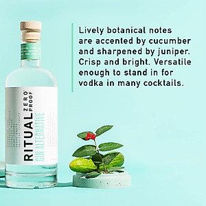RITUAL ZERO PROOF Gin & Tequila Alternatives | Award-Winning Non-Alcoholic Spirits | 25.4 Fl Oz (750ml) Each | Zero Calories | Keto, Paleo & Low Carb Diet Friendly | Alcohol Free Cocktails
