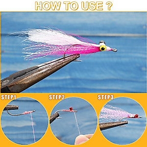 BBTO 30 Set Fly Tying Kit, Fly Tying Materials 30 Colors Crystal Flash Fly Making Materials Spiral Jig Tieing Kit Fishing Lure Making Supplies for Outdoor Fishing DIY Accessory