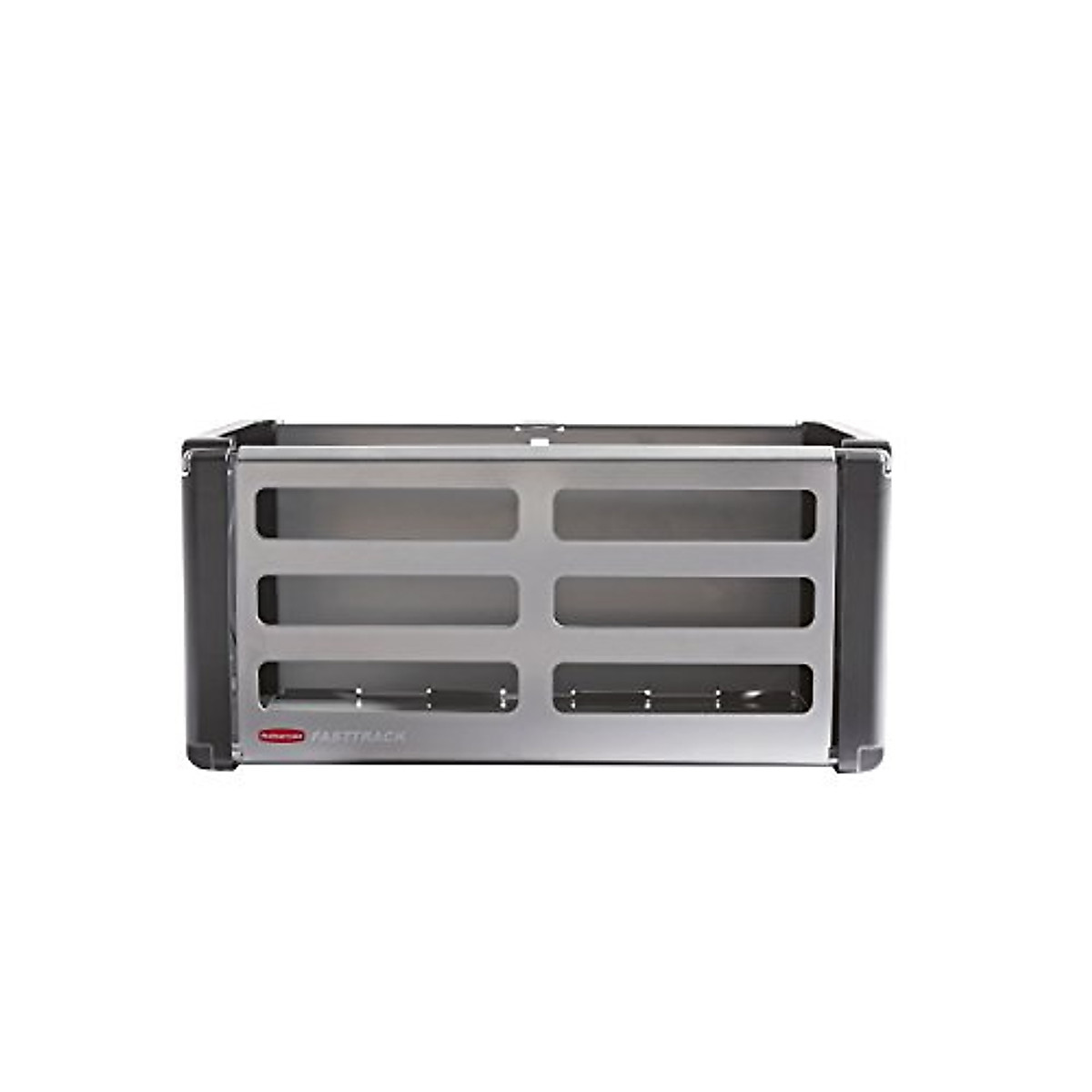 Rubbermaid FastTrack Rail Access Bin, Garage Organization Bin for Sports Equipment, Gardening Supplies and Household Item Storage