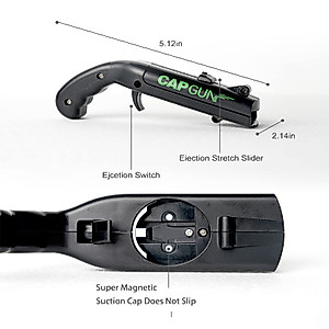 REDIVA Cap Gun Bottle Opener Launcher Shooter Funny Shoots Gun Creative Beer Opener for Drinking Game Family Party Bar Outdoor Barbecue(2Pack)