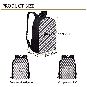 UUJJCG Youth Adult Durable Waterproof Warriors Cat Backpack Shoulder Bag School Bag Bookbag for Hiking Traveling School