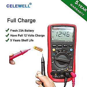 CELEWELL A23 23A Alkaline (5-Pack) Battery Same as 23AE L1028 MN21 【5-Year Warranty】