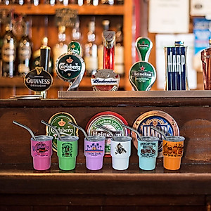 FECBK 3 oz Mini Tumbler Shot Glass with Straw and Lid 12 Pcs Sublimation Shot Glasses Tumblers Stainless Steel Mini Shot Glasses with Lids for Wedding Party Whiskey Cocktail Bar, 12 Colored