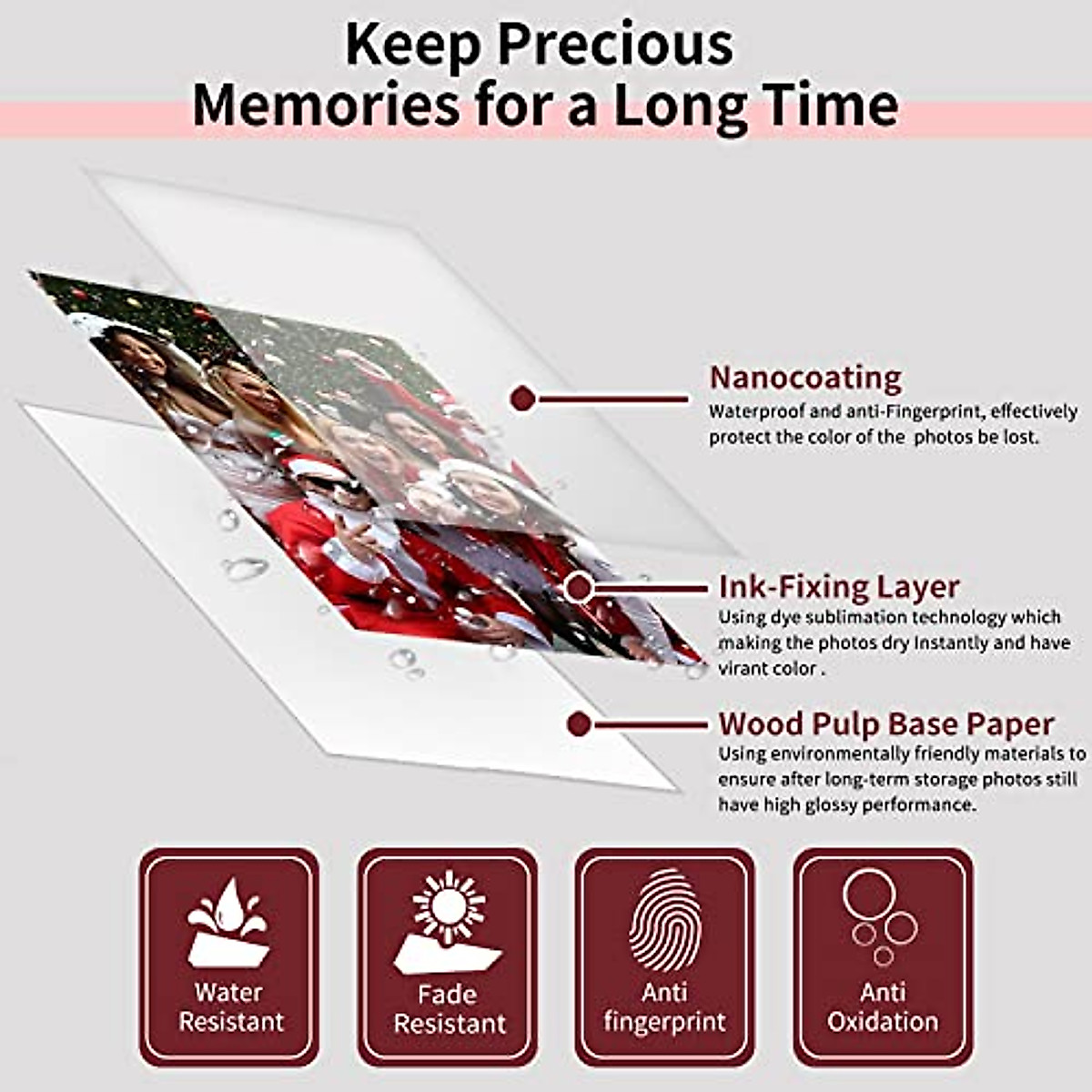 KP-108IN CP1300 Ink and Paper Compatible for Canon Selphy CP1300 CP1500 CP1200 CP1000 CP910 CP900 CP810 CP760 CP770 CP780, KP108 3 Color Ink Cartridges and 108 Sheets Glossy 4x6 Photo Paper