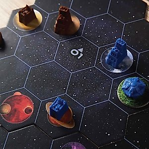 Capstone Games: Gaia Project, Strategy Board Game, A Follow Up Game from Terra Mystica, Includes a Challenging Solo Mode, 1 to 4 Players, Ages 14 and Up