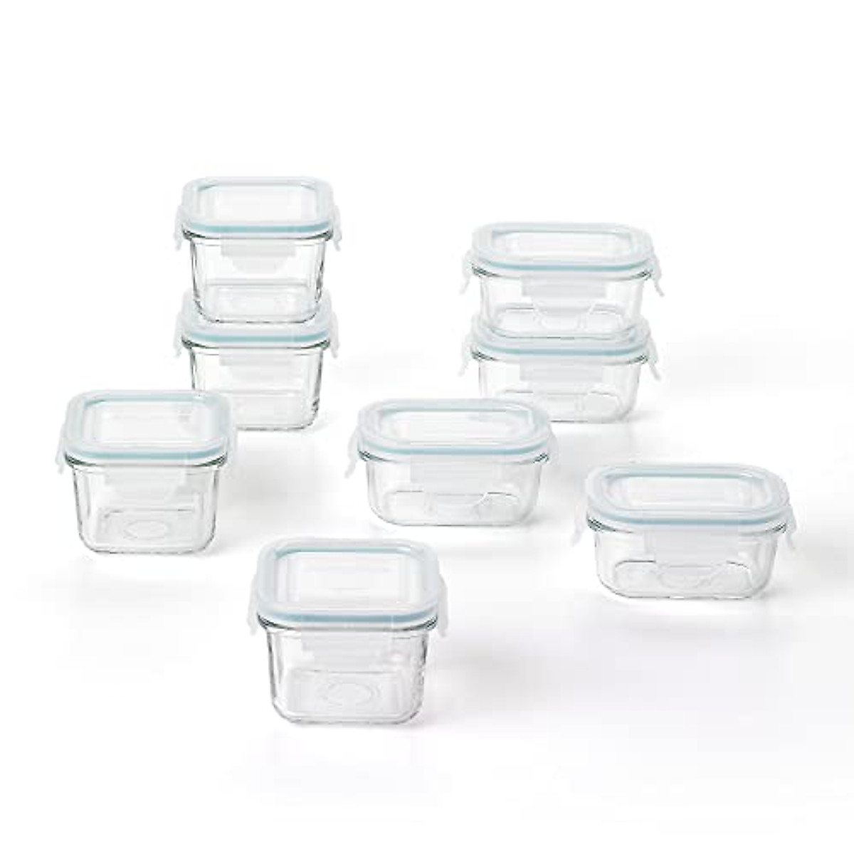 GLASSLOCK Homemade Baby Food BPA Free Glass Storage Containers 18 Piece Set