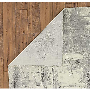 LUXE WEAVERS Kingsbury Collection 7094 Gray 8x10 Contemporary Modern Abstract Area Rug