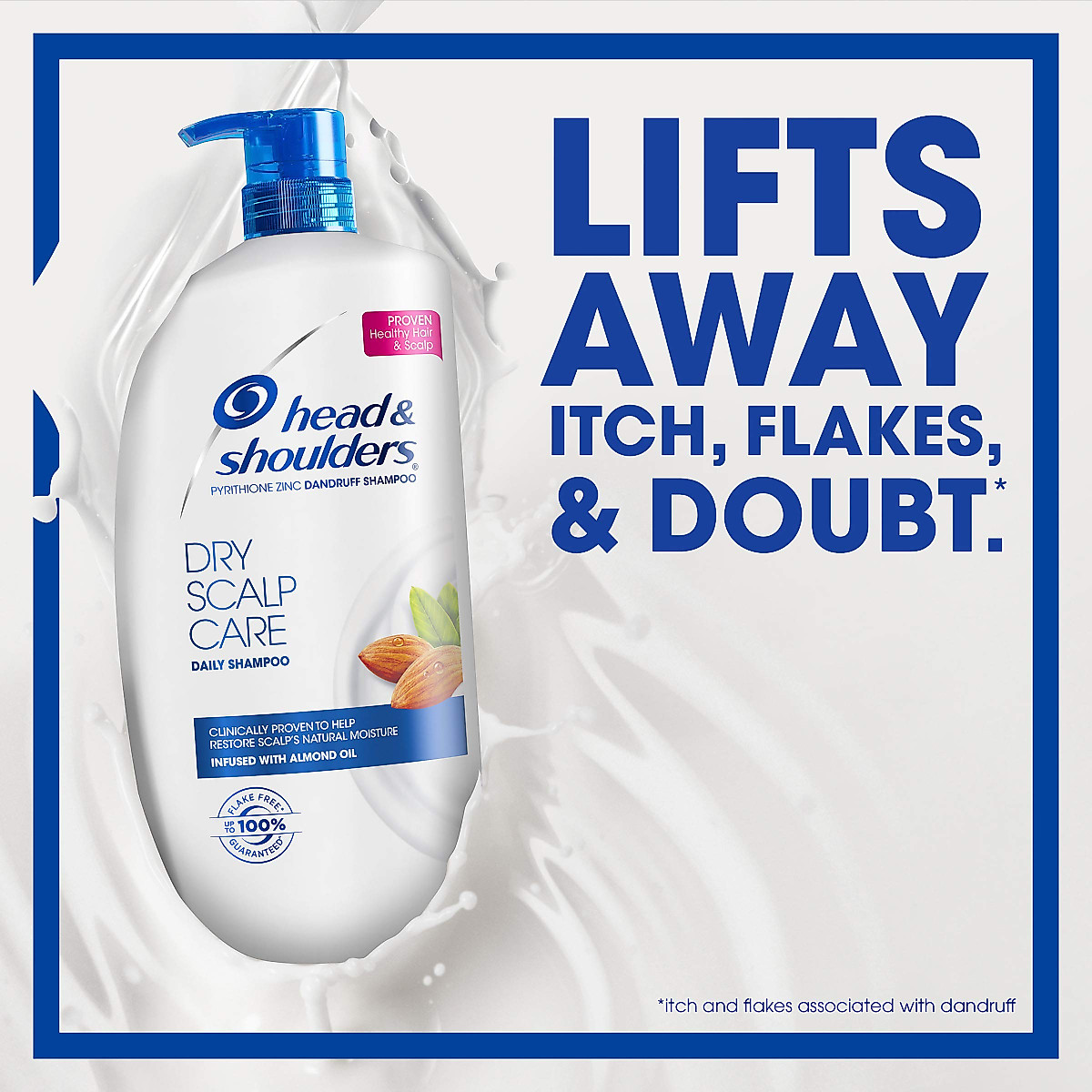 Head and Shoulders Dry Scalp Care Daily-Use Anti-Dandruff Paraben Free Shampoo, 32.1 fl oz