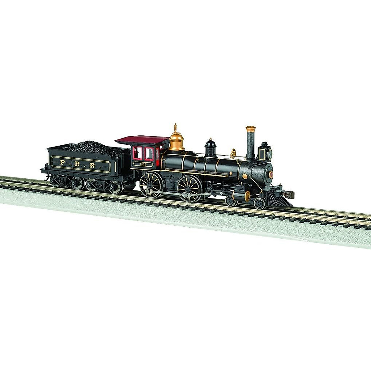Bachmann Industries 4-4-0 American Steam DCC Ready Pennsylvania with Coal Load Locomotive (HO Scale)