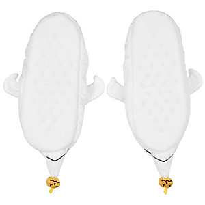 The Nightmare Before Christmas Zero Dog Character Slipper Socks with No-Slip Sole For Women Men (Medium)